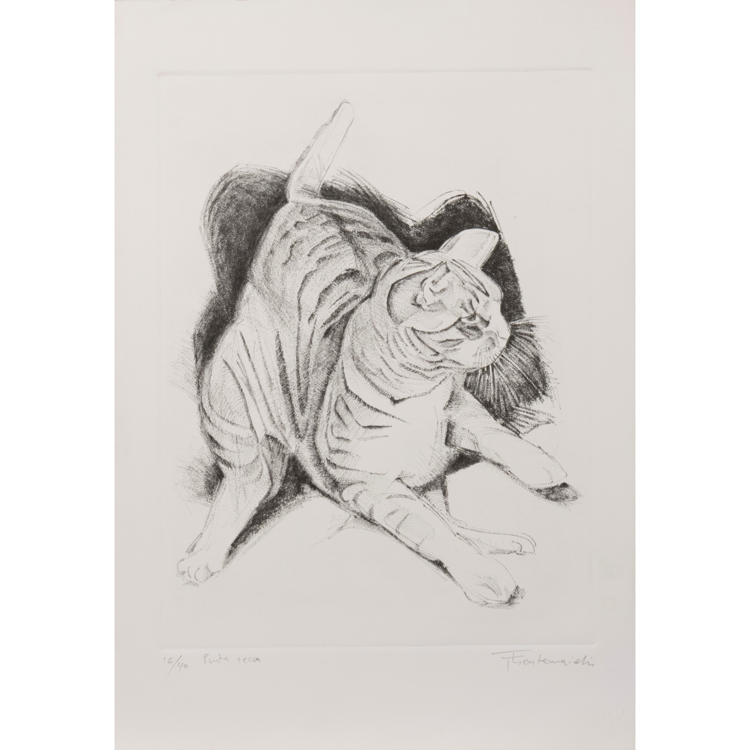 Takis Tsentemaidis : "Gatto" - Asta Arte Moderna e Contemporanea Web ...